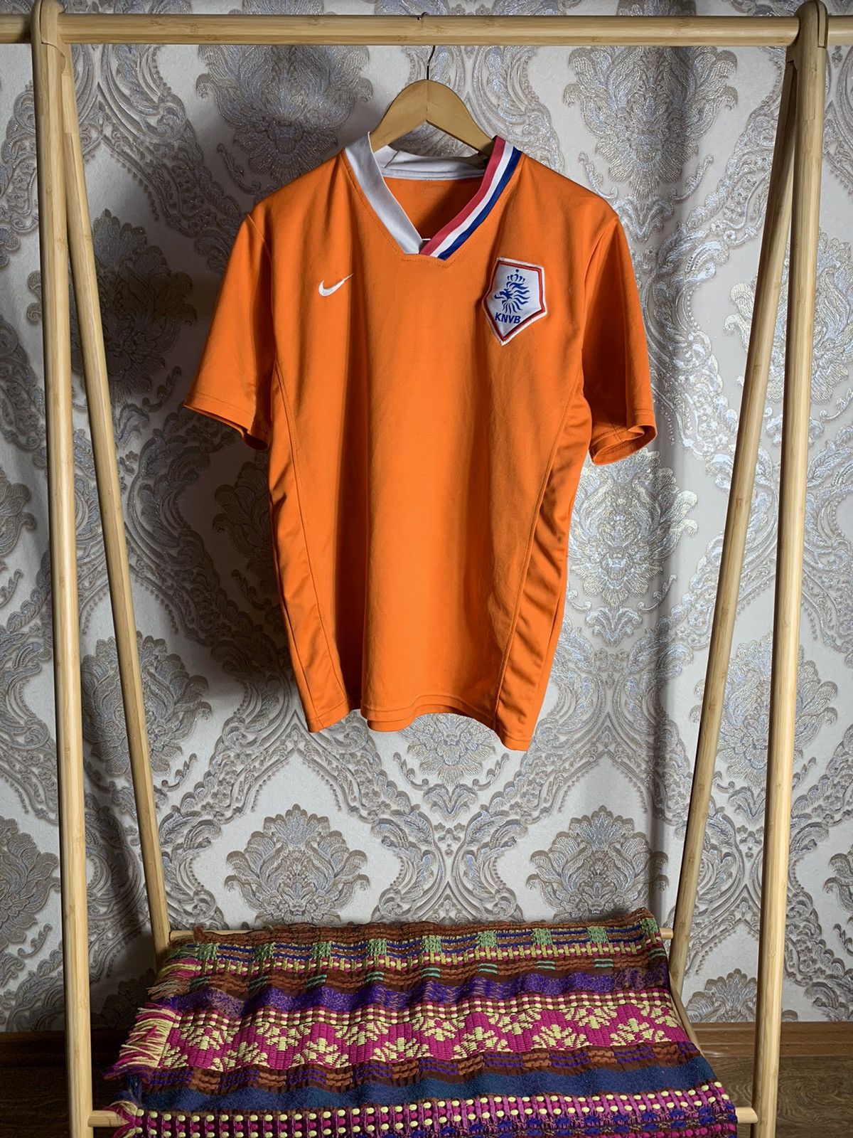 Soccer Jersey × Streetwear × Vintage VINTAGE NIKE NETHERLANDS KNVB SOCCER JERSEY DRILL RARE 90s ...