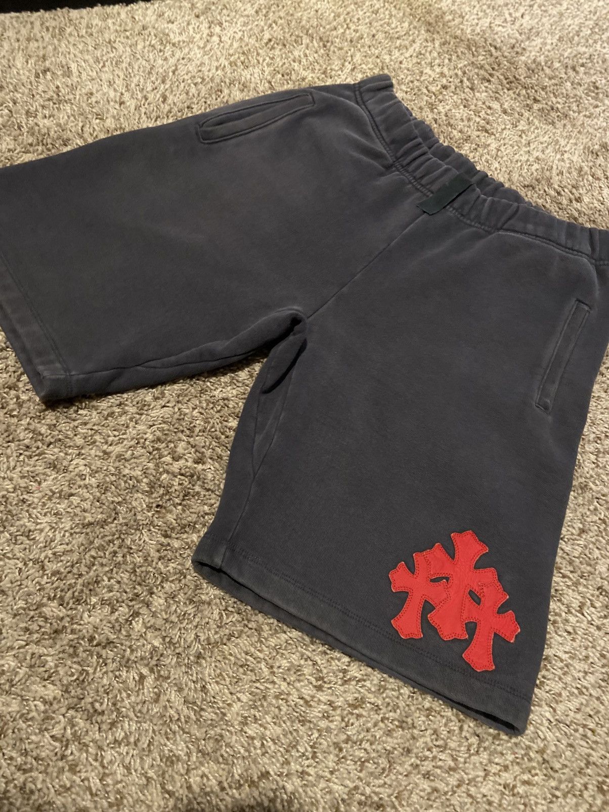 Chrome Hearts Chrome Heart Triple Cross Patch Shorts | Grailed