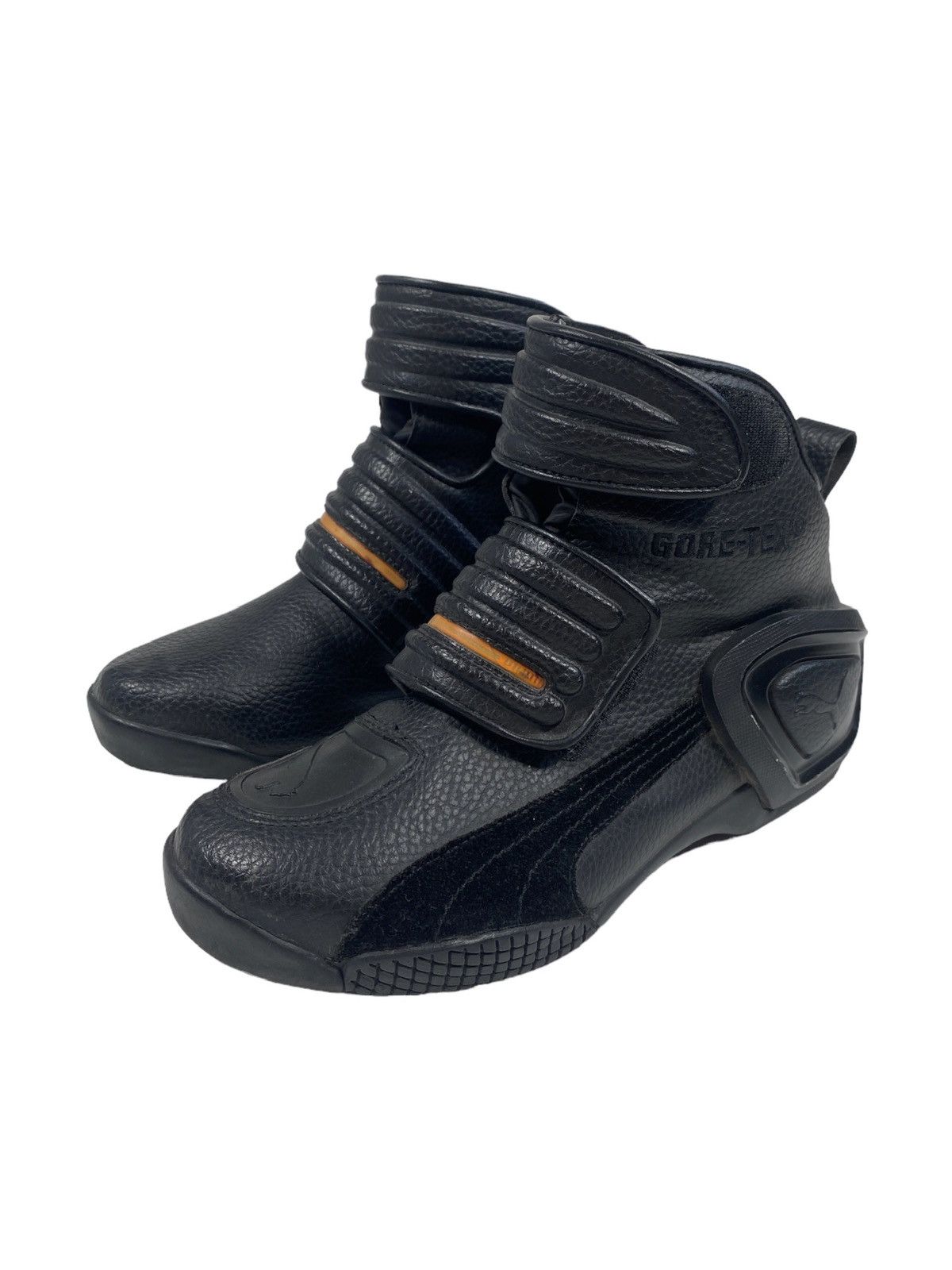 Puma × Racing × Vintage Puma Goretex Leather and Suede Armored ...