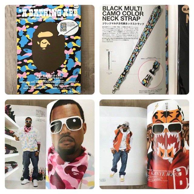 Bape × Kanye West × Nigo BAPE 2006 Mook Book KANYE WEST NIGO cotton ...