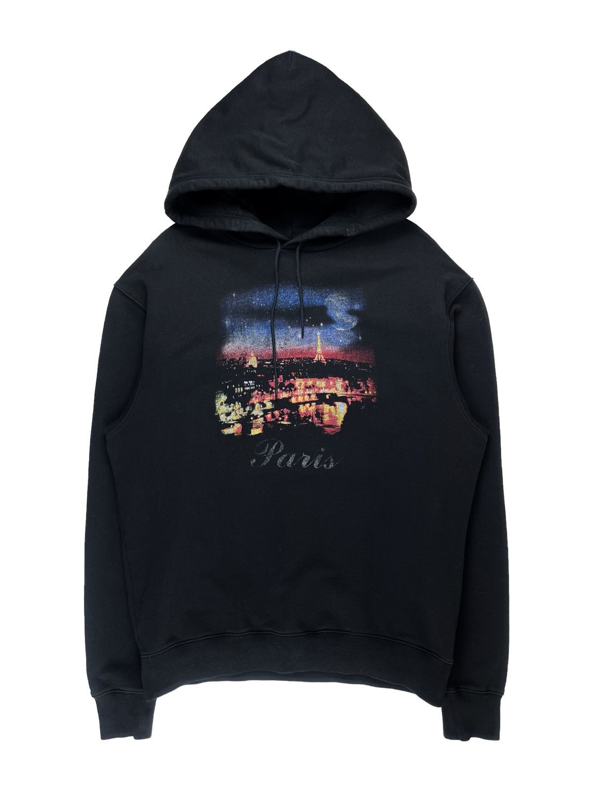 Balenciaga AW17 Balenciaga Paris Tourist Souvenir Hoodie Black | Grailed