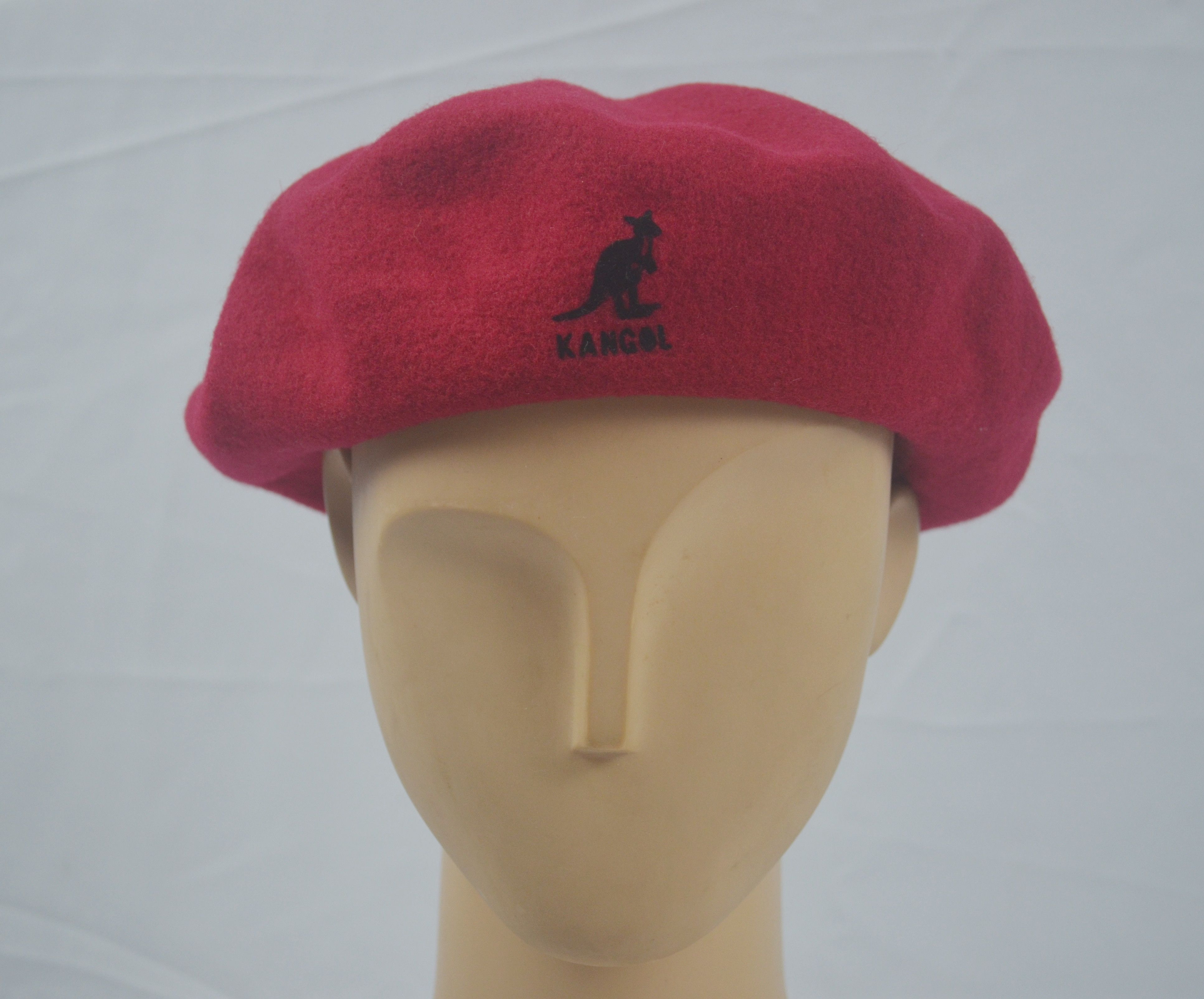 Kangol × Vintage 90s Kangol Wool Red Beret Made In England | Grailed