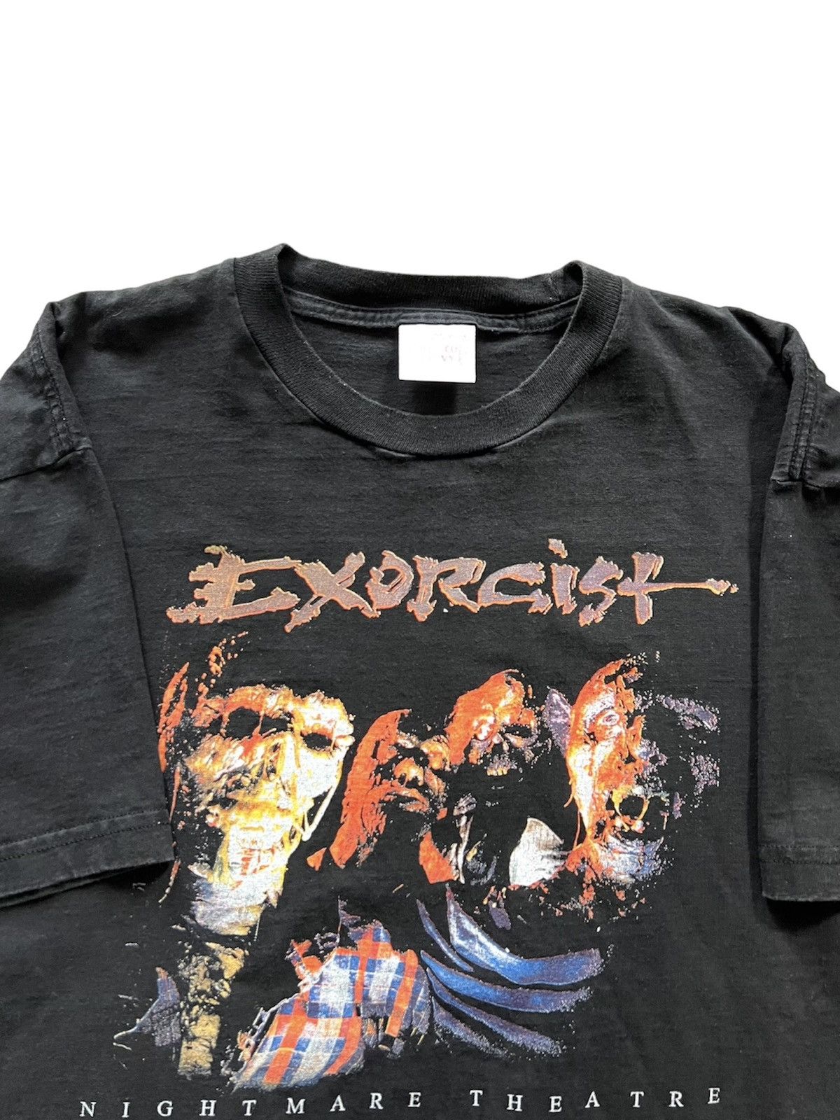 Vintage 90s Exorcist Nightmare Theatre Heavy Metal Band T Shirt XL ...