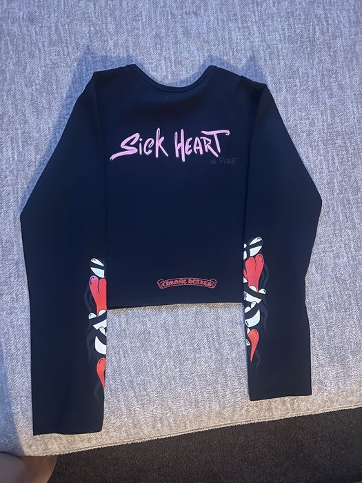 Chrome Hearts Chrome hearts crop top | Grailed