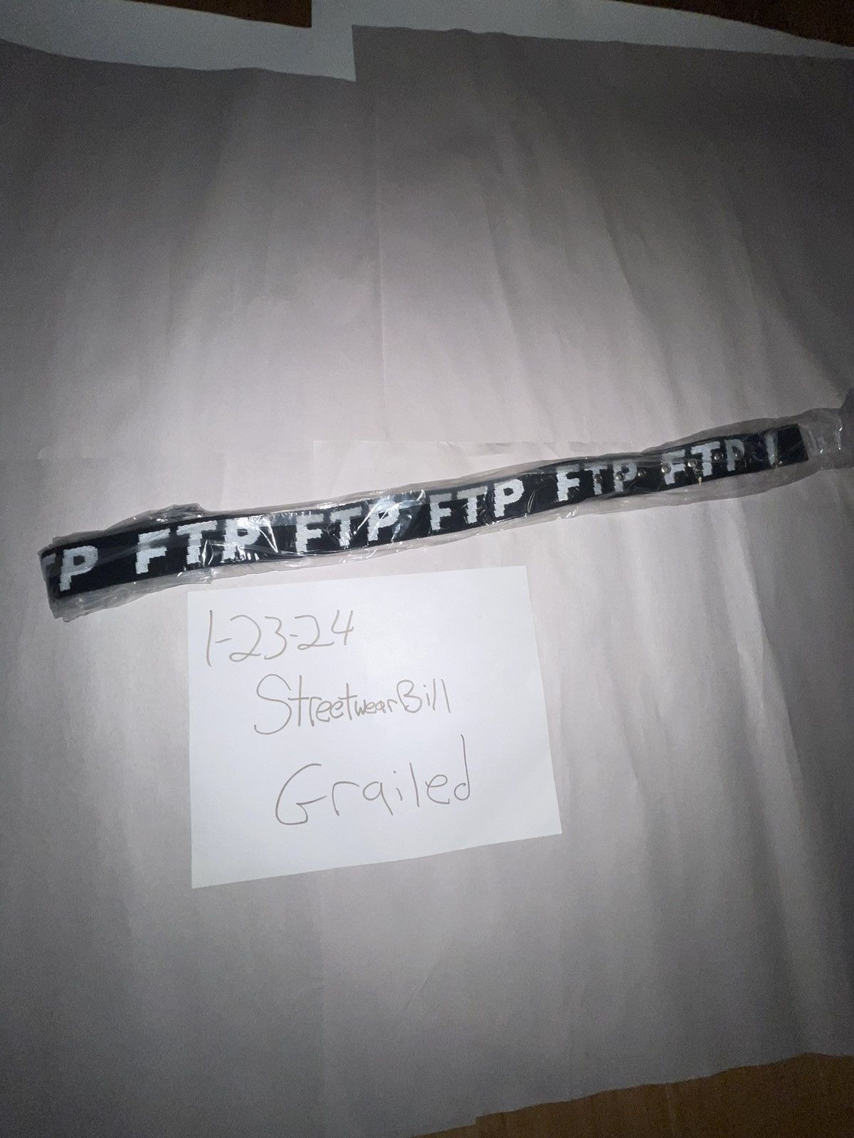 Fuck The Population FTP logo belt | Grailed