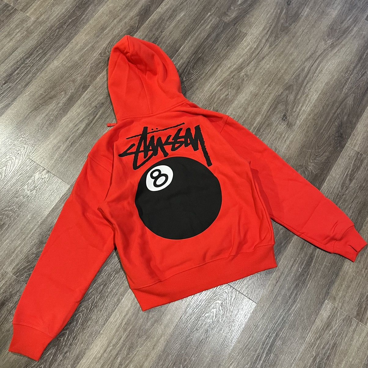 Stussy Stussy 8 Ball Zip Up Hoodie | Grailed