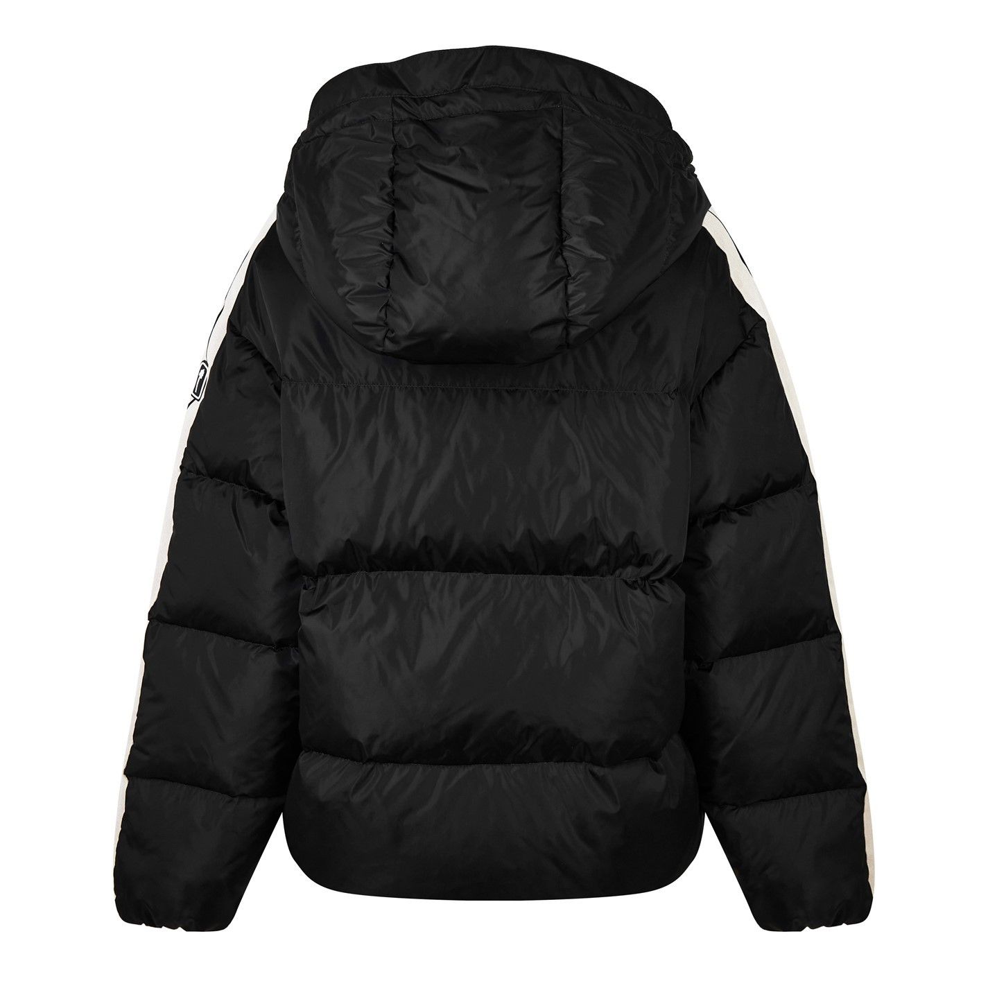 Palm Angels o1g2r1mq0325 Hood Logo Puffer Jacket in Black | Grailed