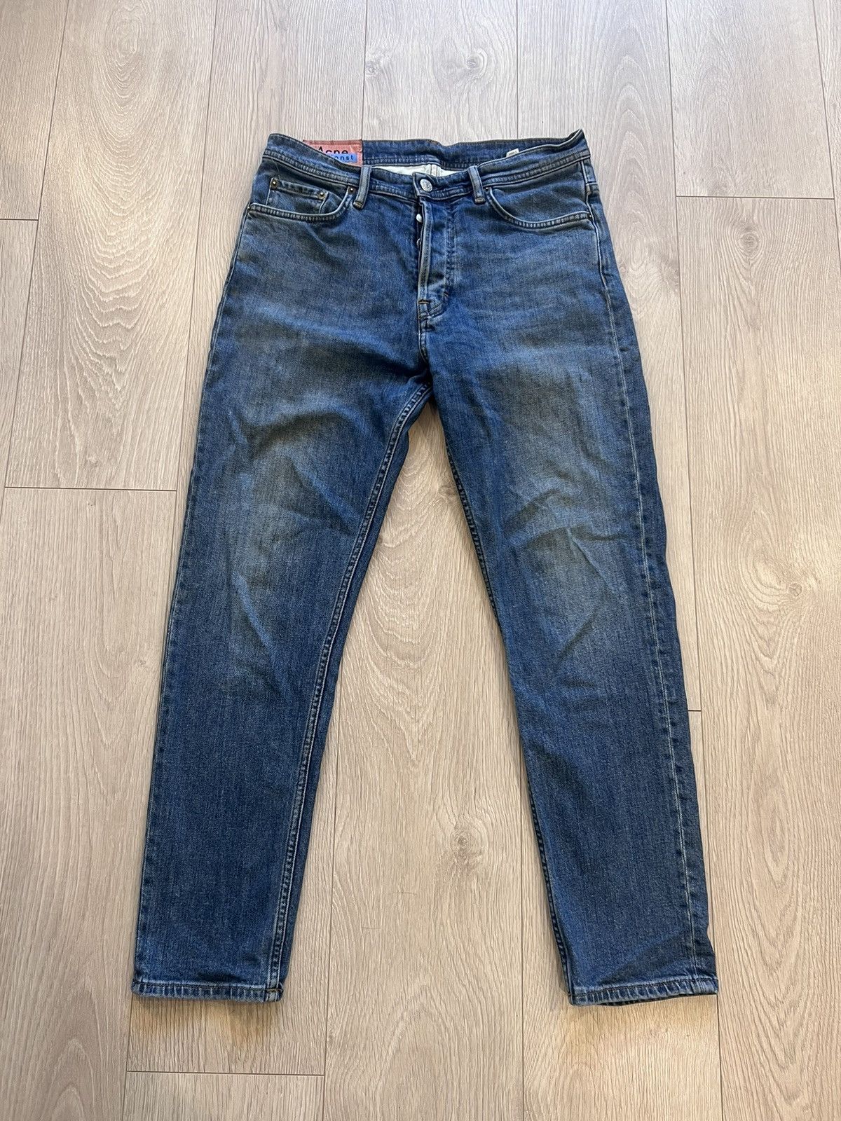 Acne Studios Acne Studios Denim Bla Konst River Mid Blue Jeans Pants ...