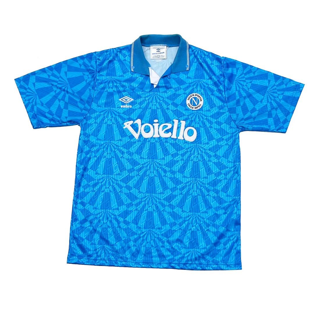 Soccer Jersey × Umbro × Vintage Napoli SSC 91 92 1990 Vintage Umbro ...