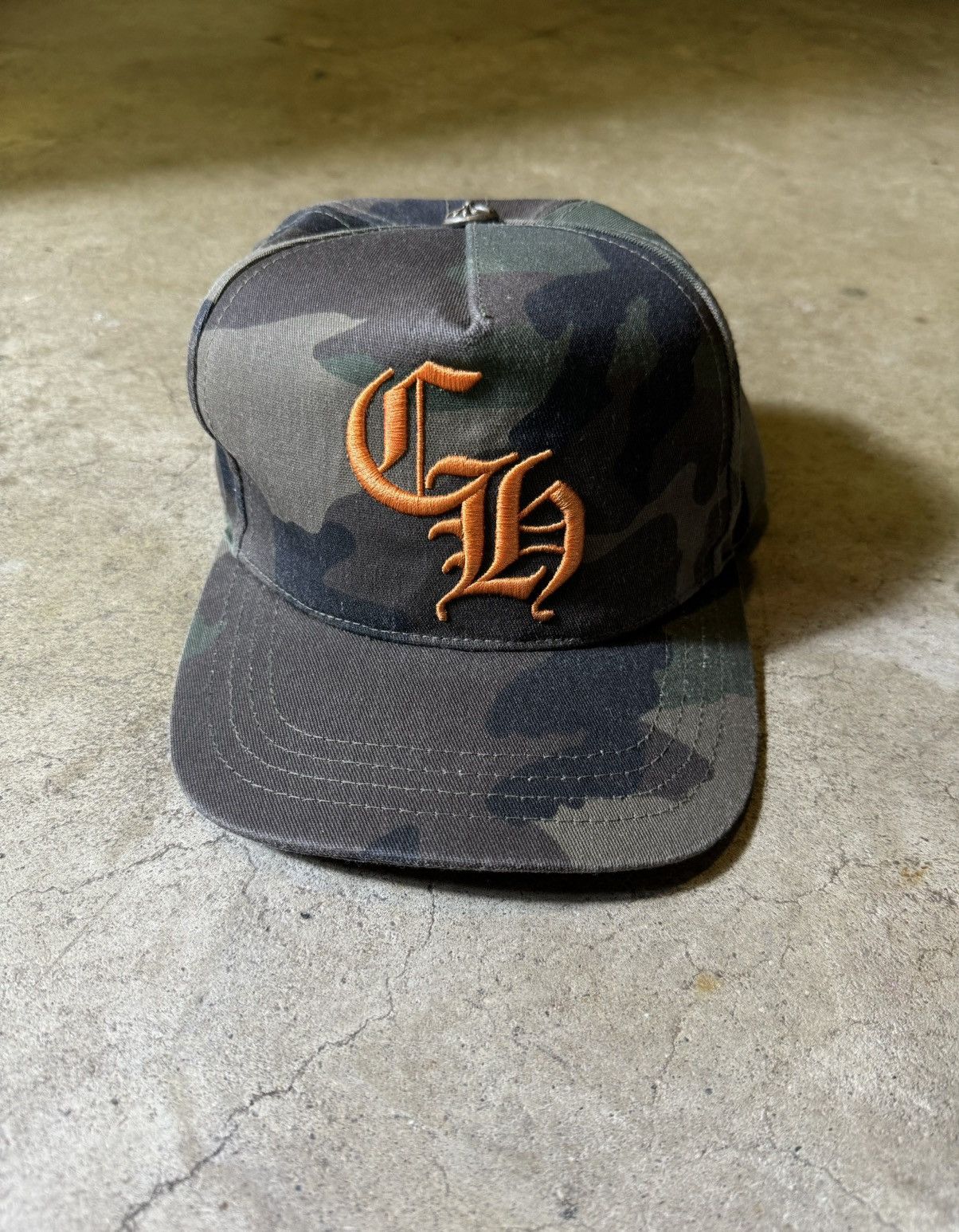 Chrome Hearts Chrome Hearts Camo-CH hat | Grailed