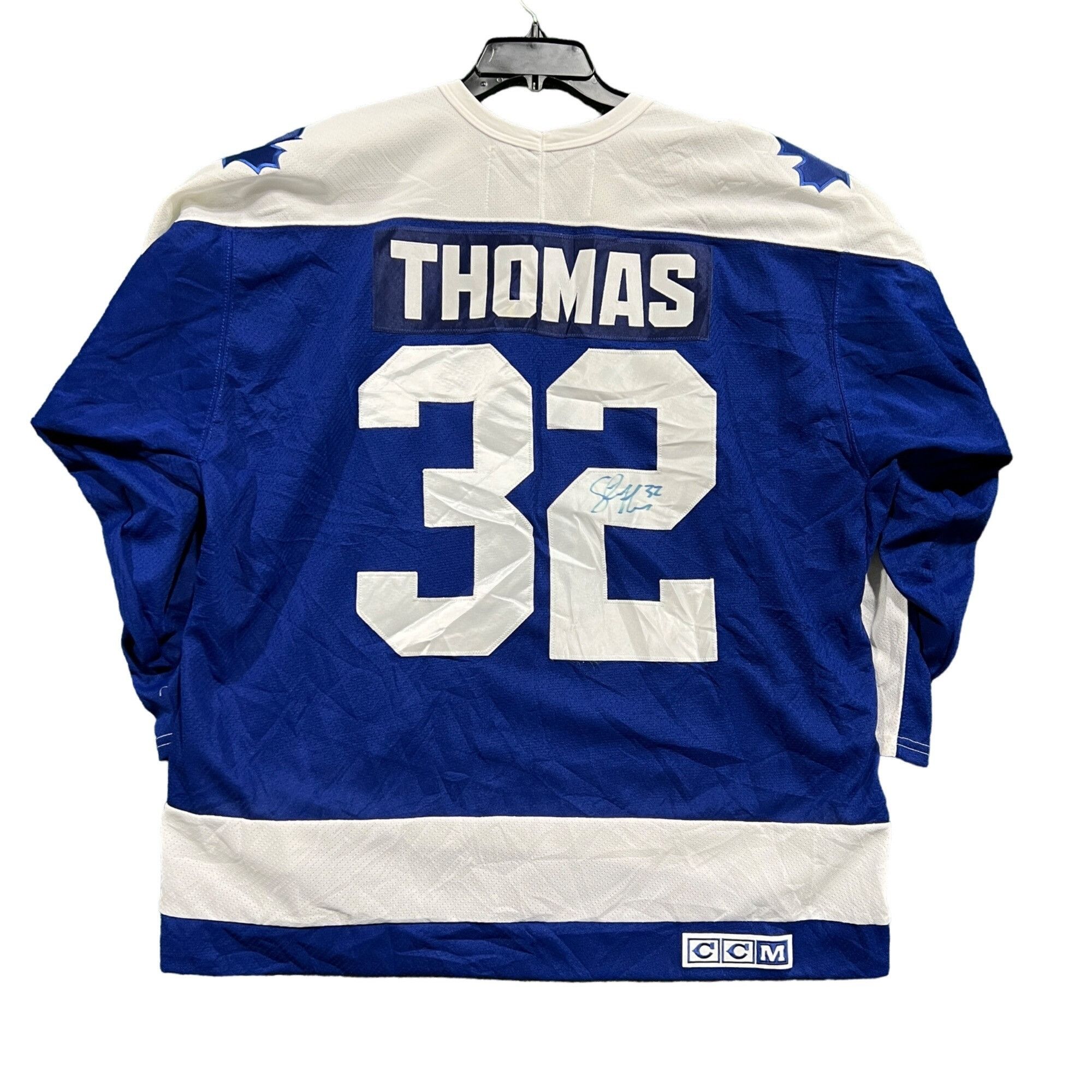 Ccm Vintage Steve Thomas Toronto maple leaves hockey jersey size | Grailed