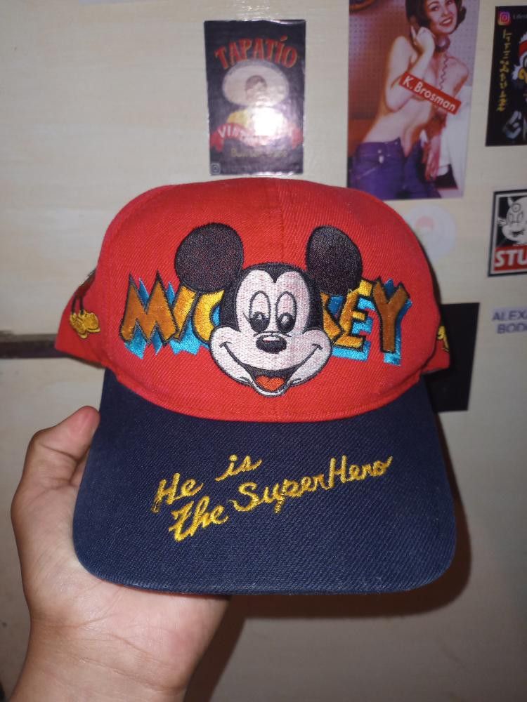 Vintage Vintage 90s Mickey mouse bootleg Snapback | Grailed