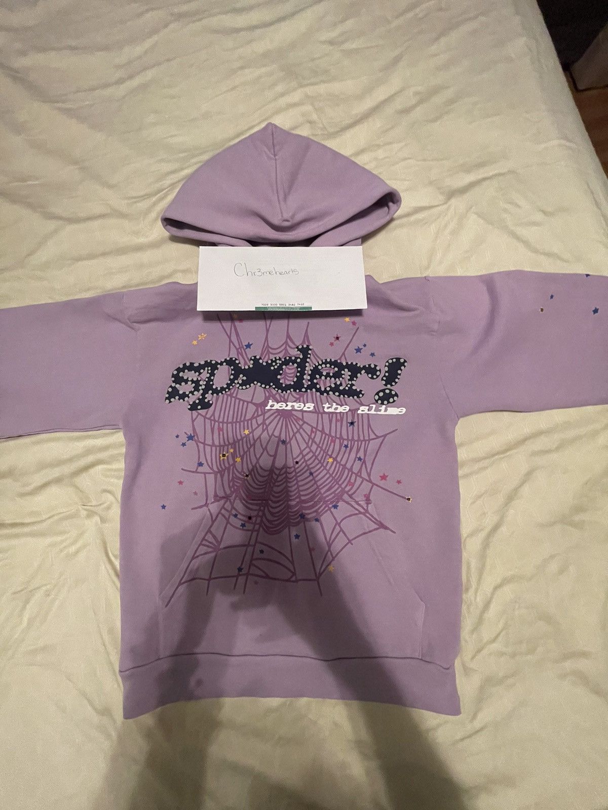 Sp5der Spider Açaí Hoodie | Grailed