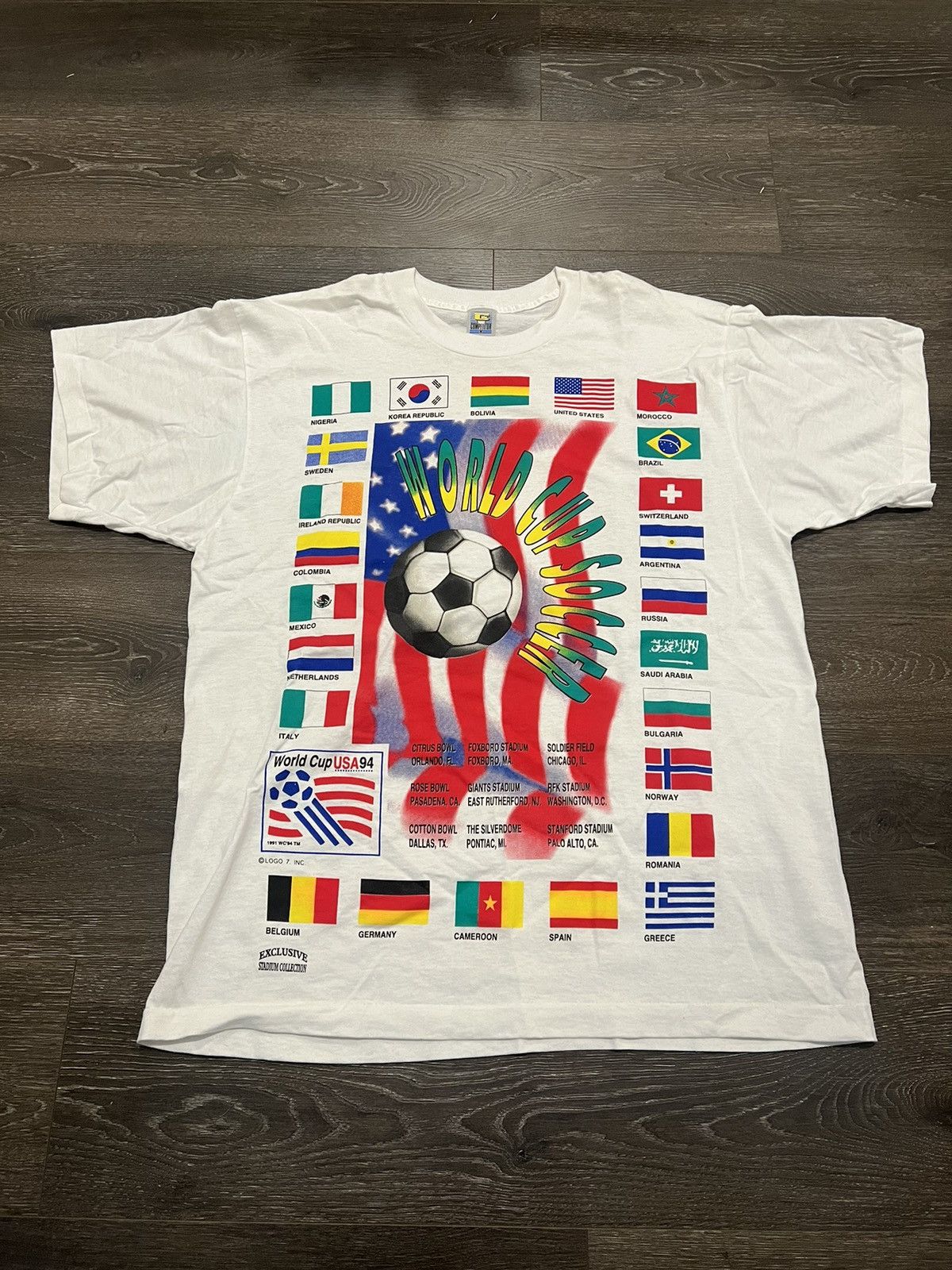 Vintage 1994 WORLD CUP USA TShirt | Grailed