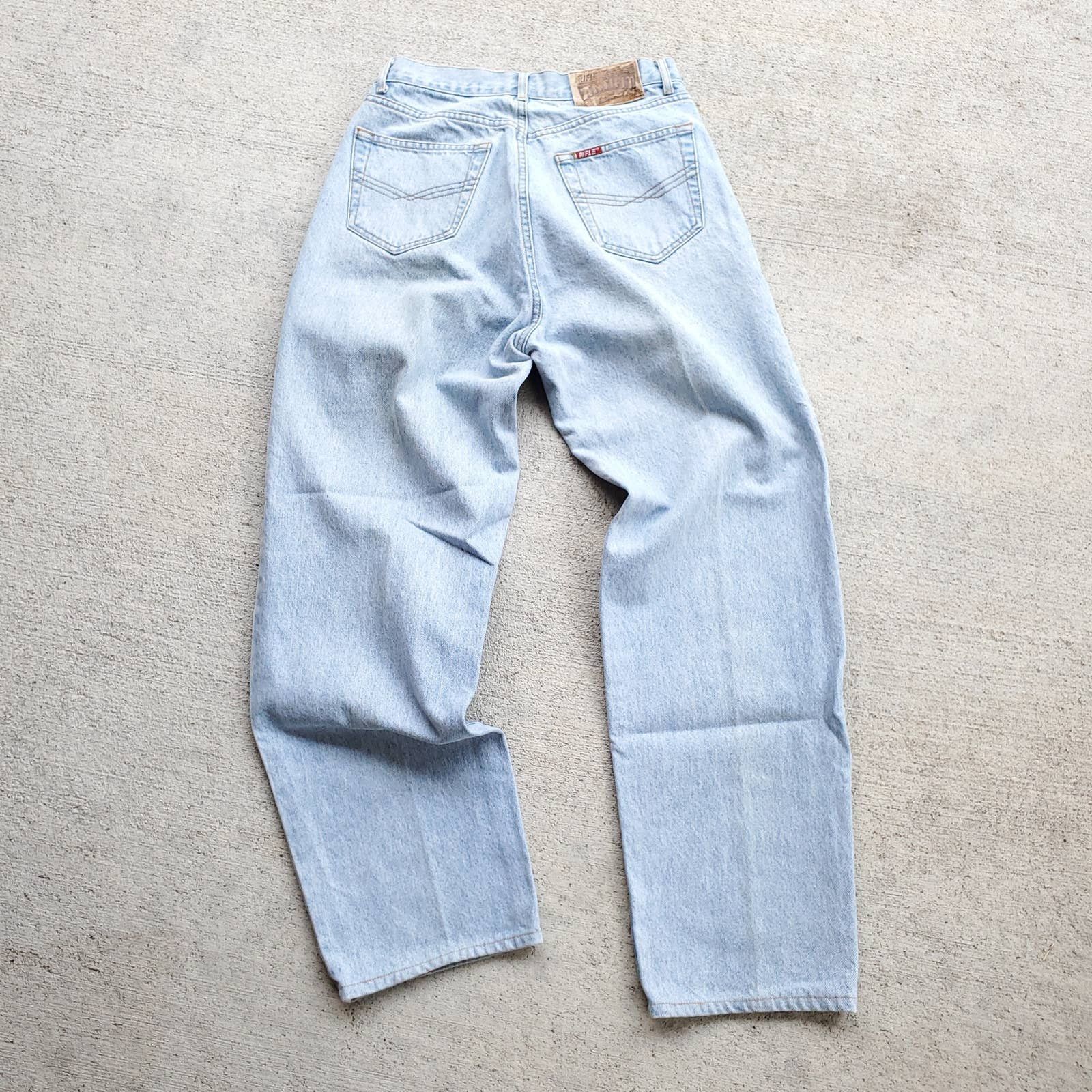 Rifle 90's Rifle Light Wash Denim Jeans | Grailed