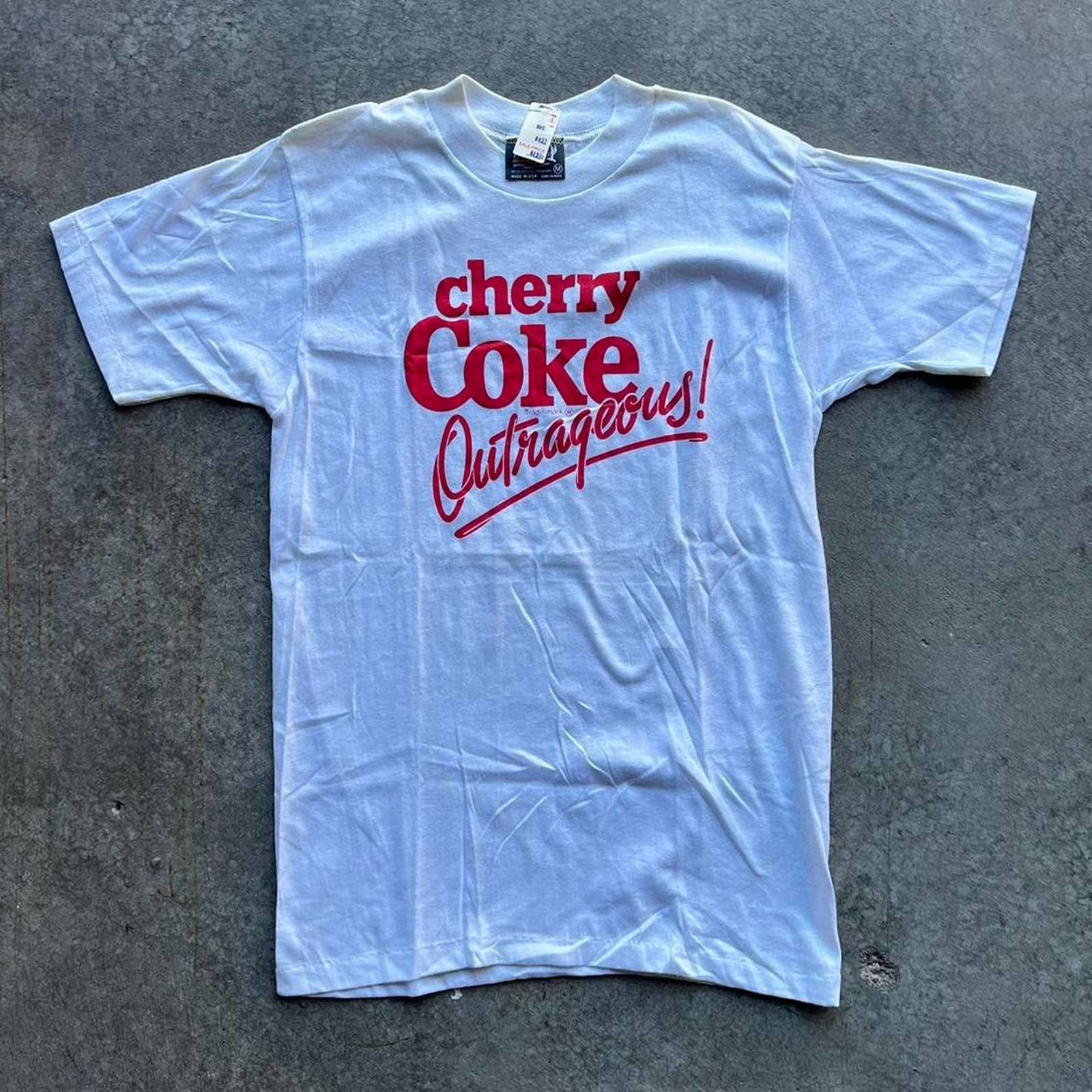 Coca Cola × Streetwear × Vintage Vintage Cherry Coke Outrageous T Shirt ...