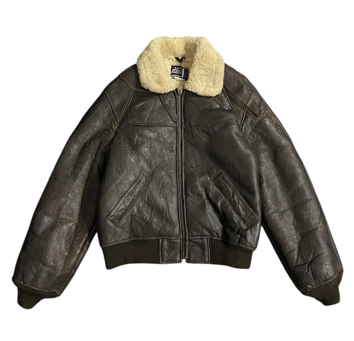 Leather Jacket × Schott × Vintage Vintage Schott Bros NY Type B-6 ...
