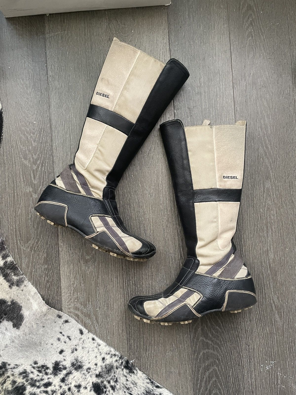 Diesel DIESEL CLEAT STYLE BOXING BOOTS | Grailed