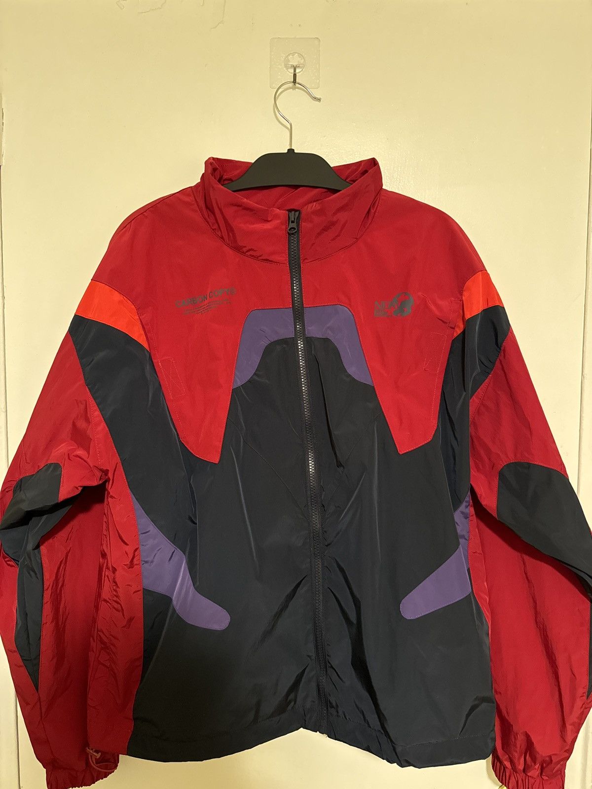 Japanese Brand Carbon Copy Evangelion NERV Misato Windbreaker Jacket ...