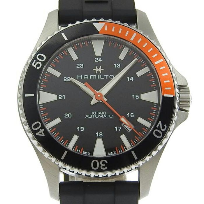Hamilton HAMILTON Khaki Navy Men's Automatic H823050 Rubber | Grailed