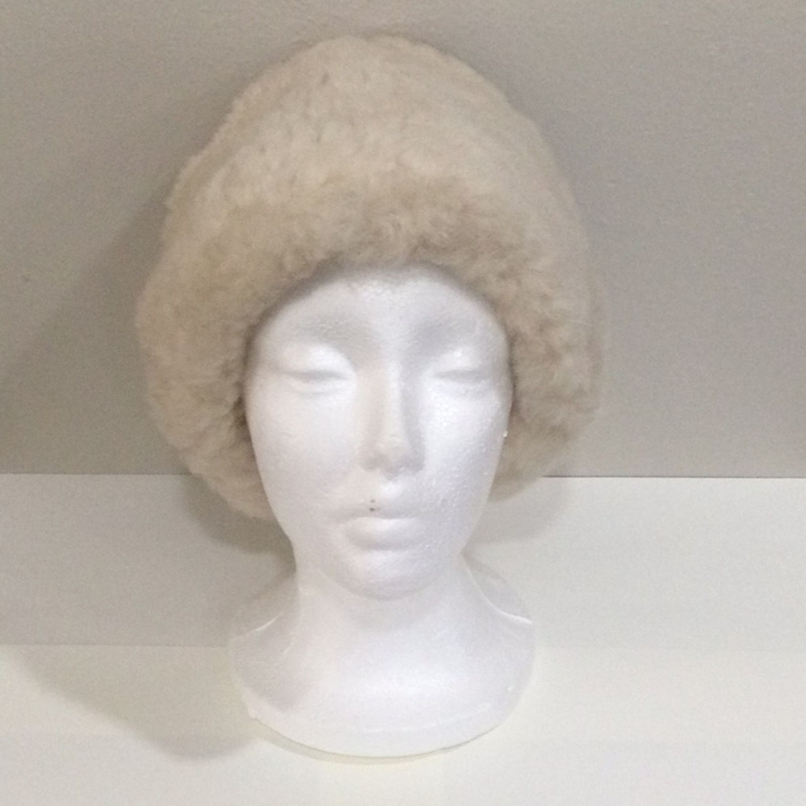 Other Fuzzy Cream Soft With A Satin Lining Winter Hat | Grailed