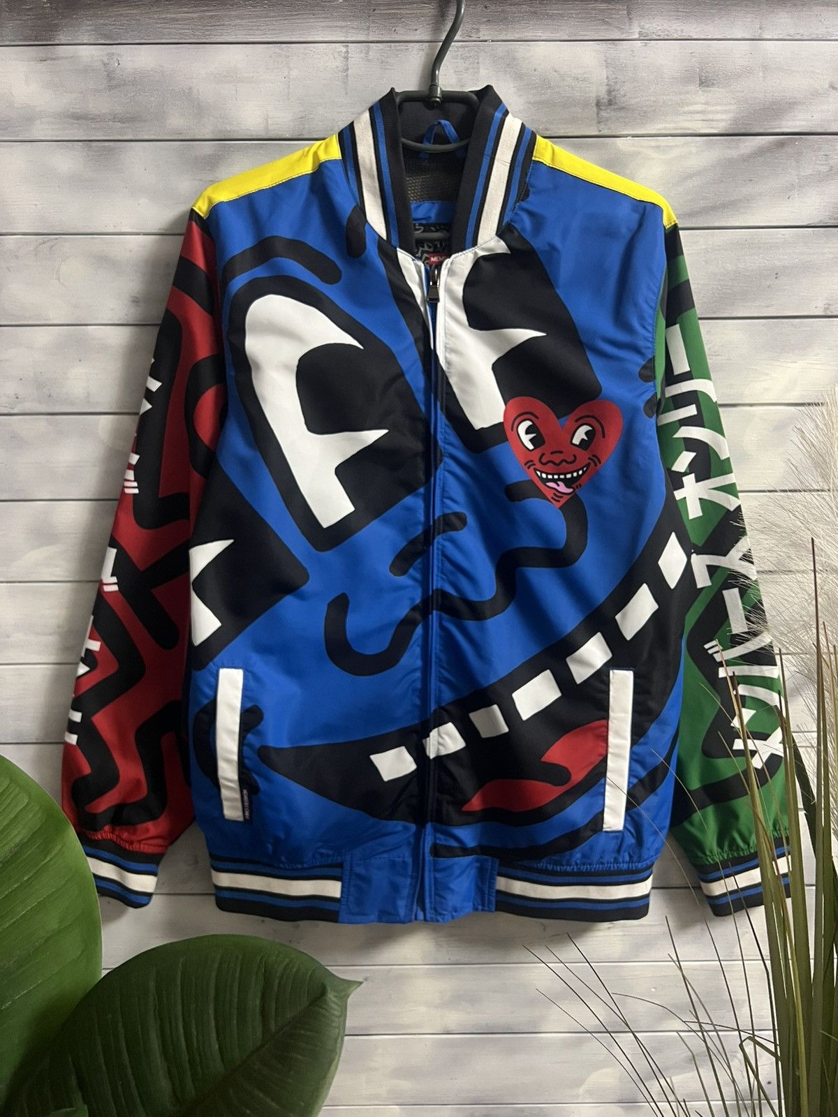Keith Haring Rare Jacket Keith Haring x Members Only Street Style | Grailed