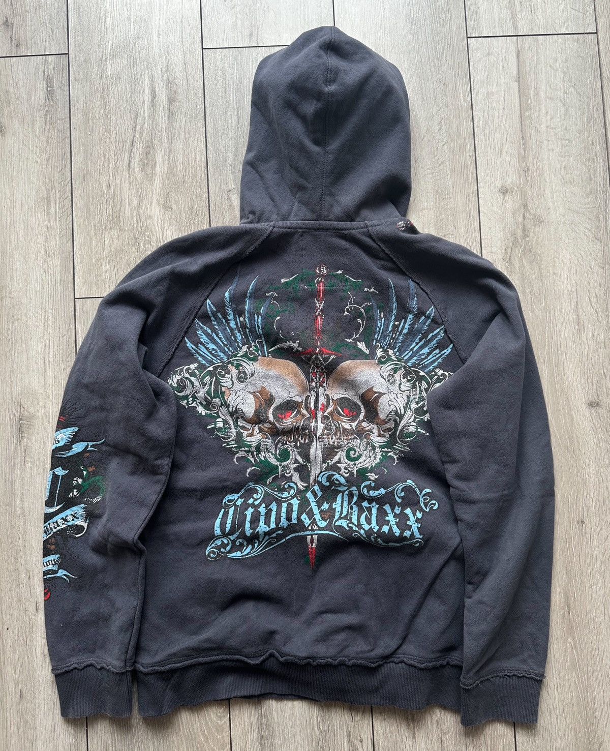 Affliction × Ed Hardy × Japanese Brand Rare opium affliction zip hoodie ...