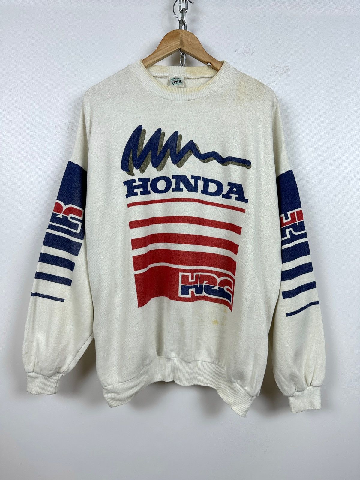 Vintage 80s Vintage Honda HRC Racing Sweatshirt | Grailed