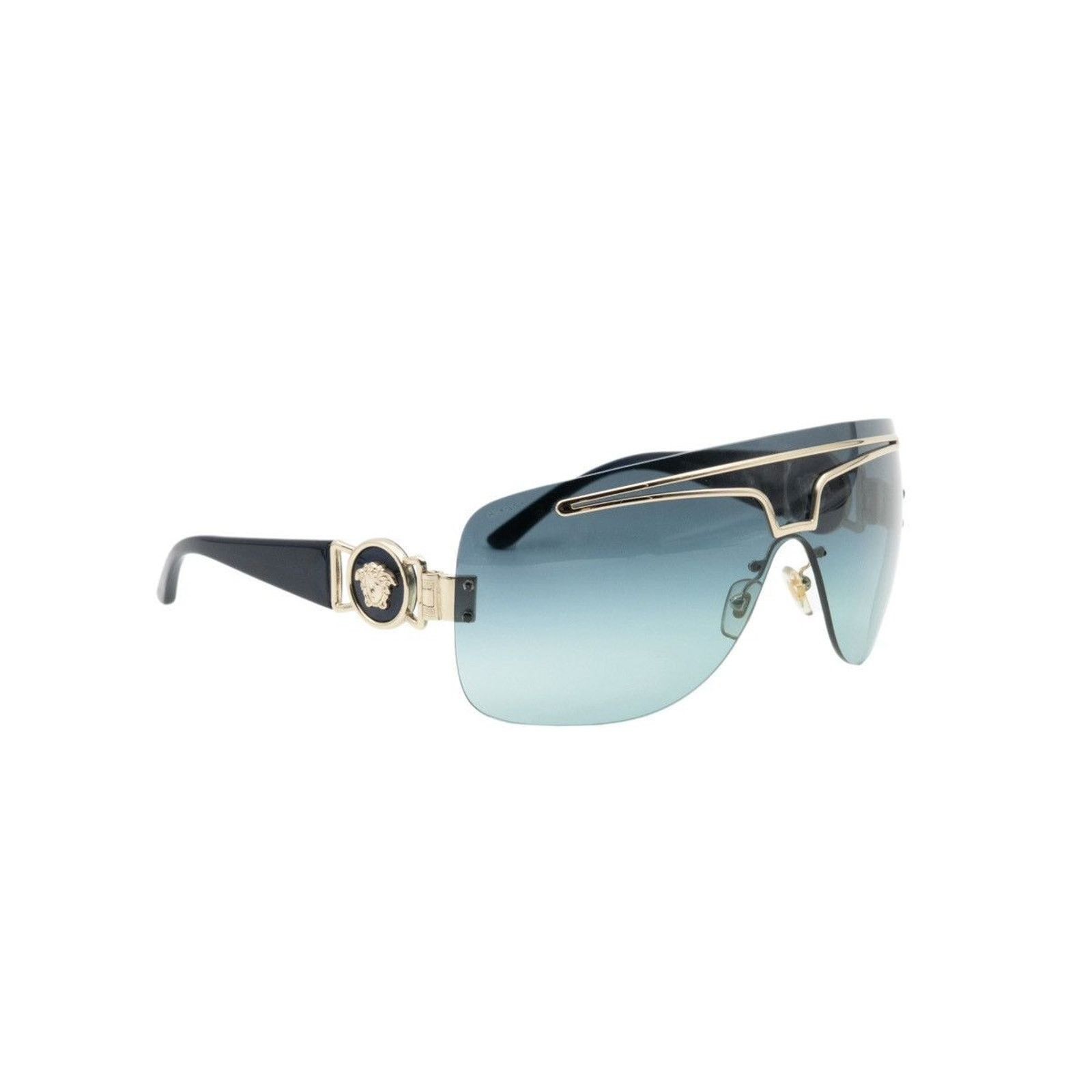 Versace Versace Medusa Logo Rimless Gradient Shield Mask Sunglasses ...