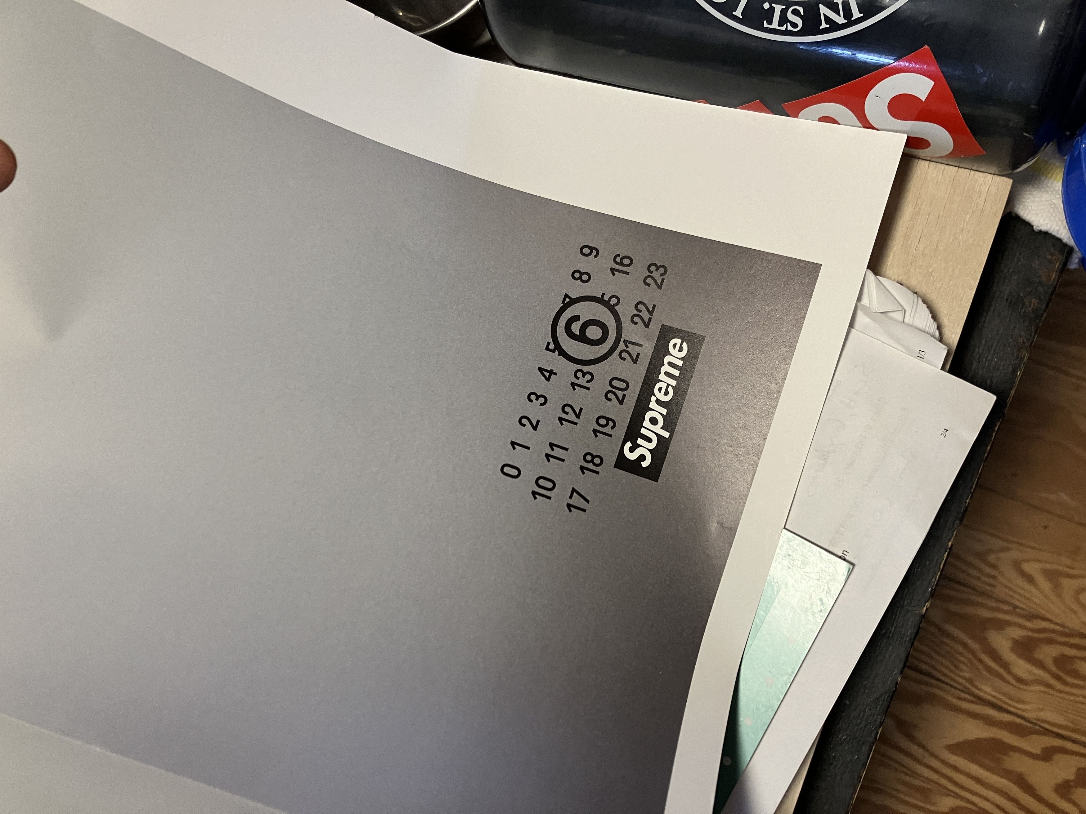 Supreme SS24 Supreme®/MM6 Maison Margiela Poster / Lookbook | Grailed