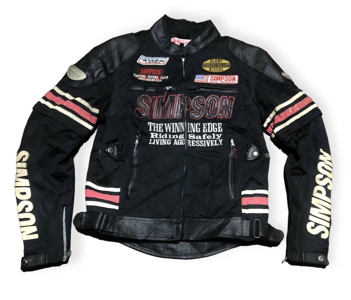Vintage Rare Vintage Simpson Carbon Fiber Motorsports racing jacket ...
