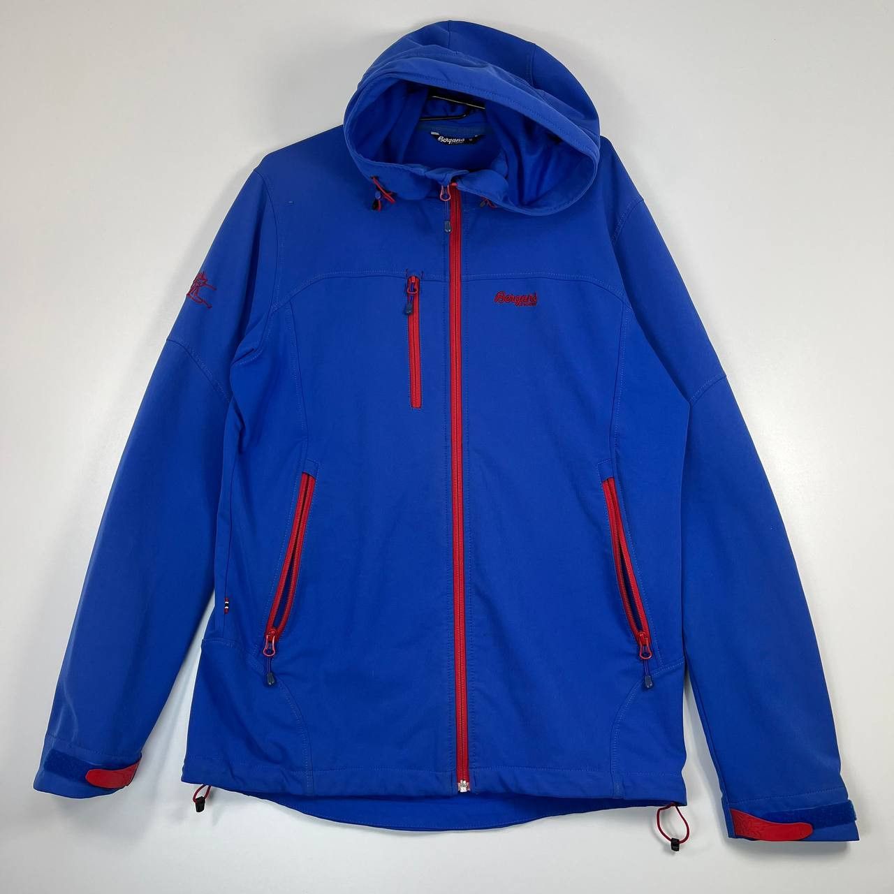 Bergans of Norway Bergans of Norway Softshell Hooded Jacket Blue Full ...
