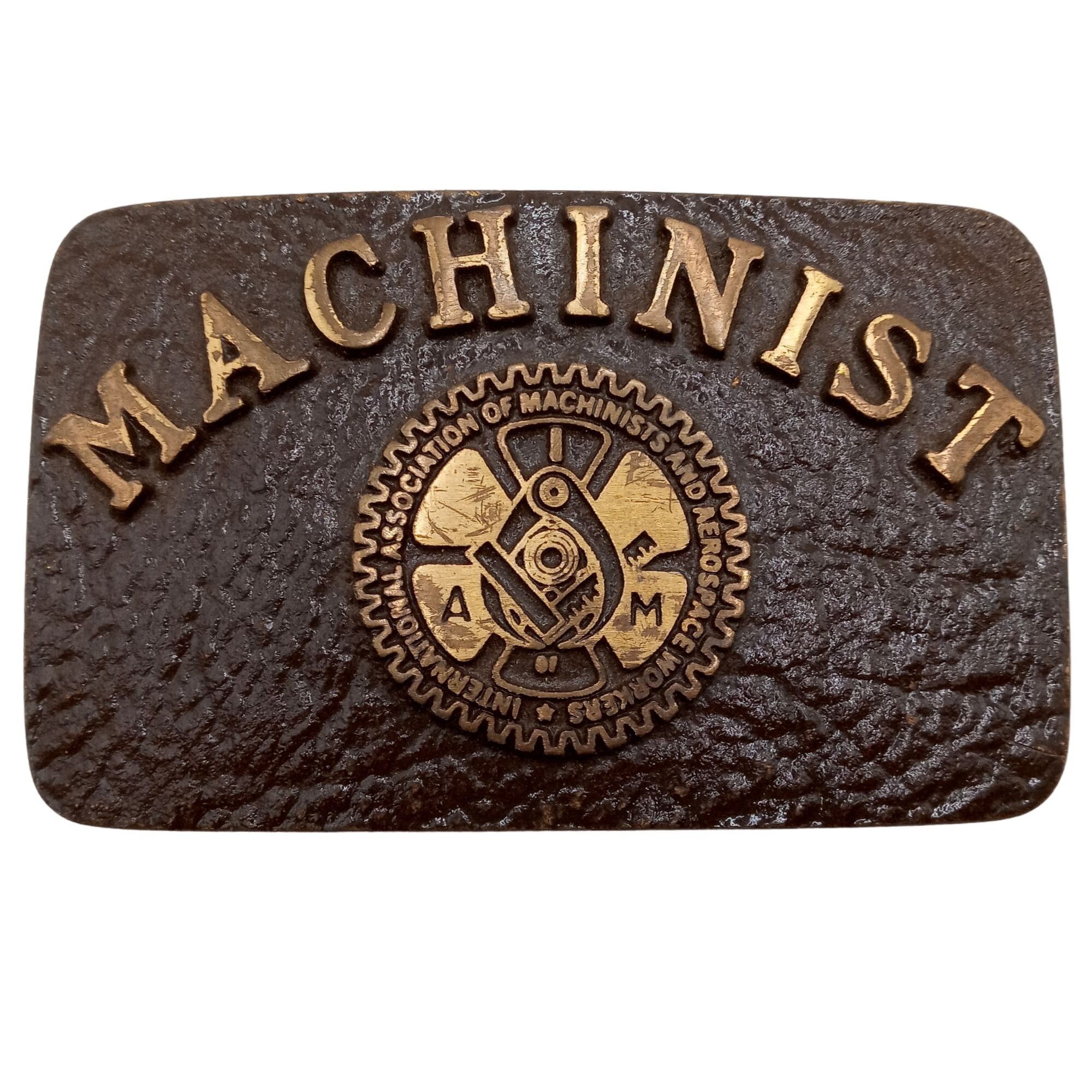 Vintage Machinist Belt Buckle Vintage Labor Union Country Western | Grailed