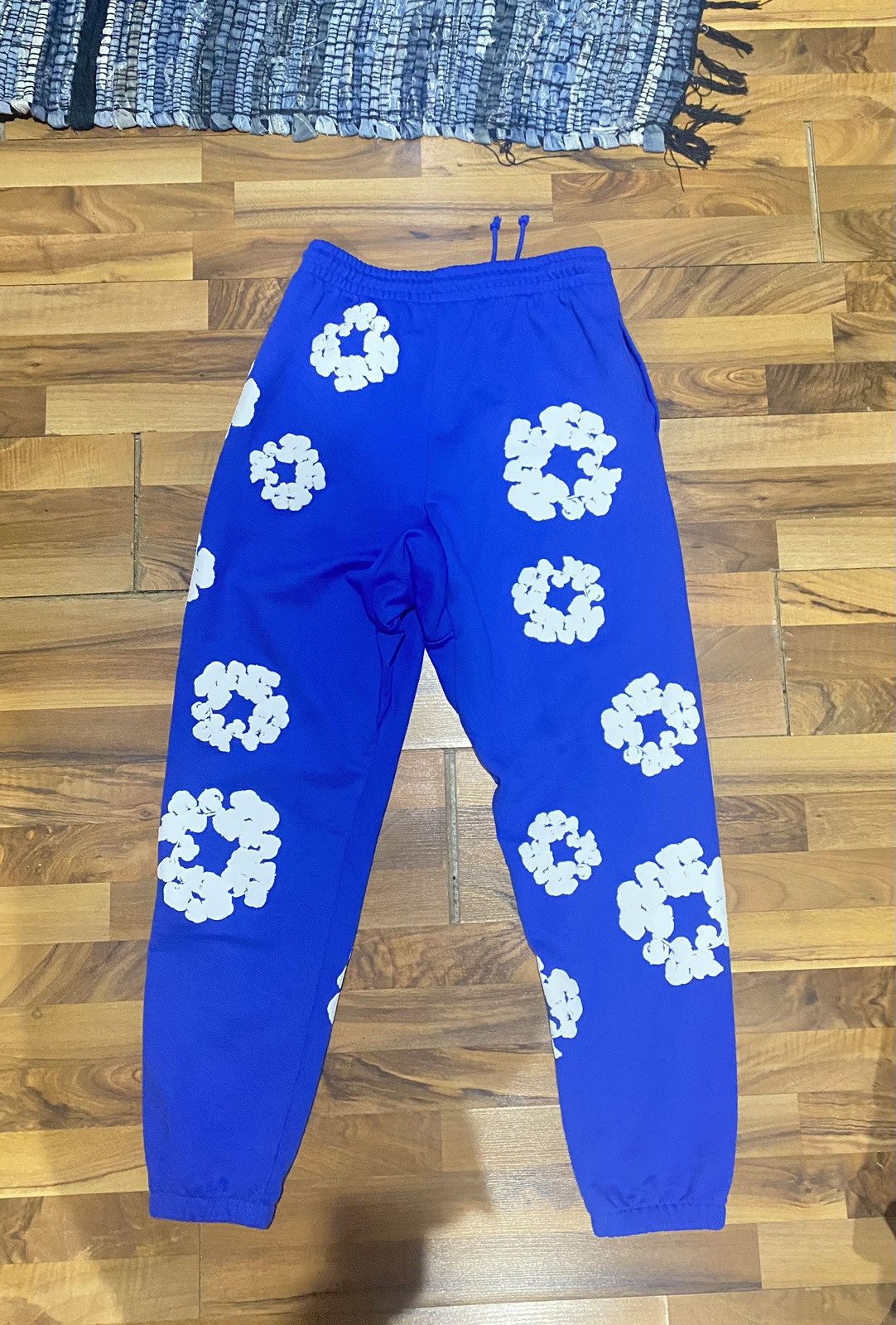 DENIM TEARS Denim Tears The Cotton Wreath Sweatpants Royal Blue Size M ...