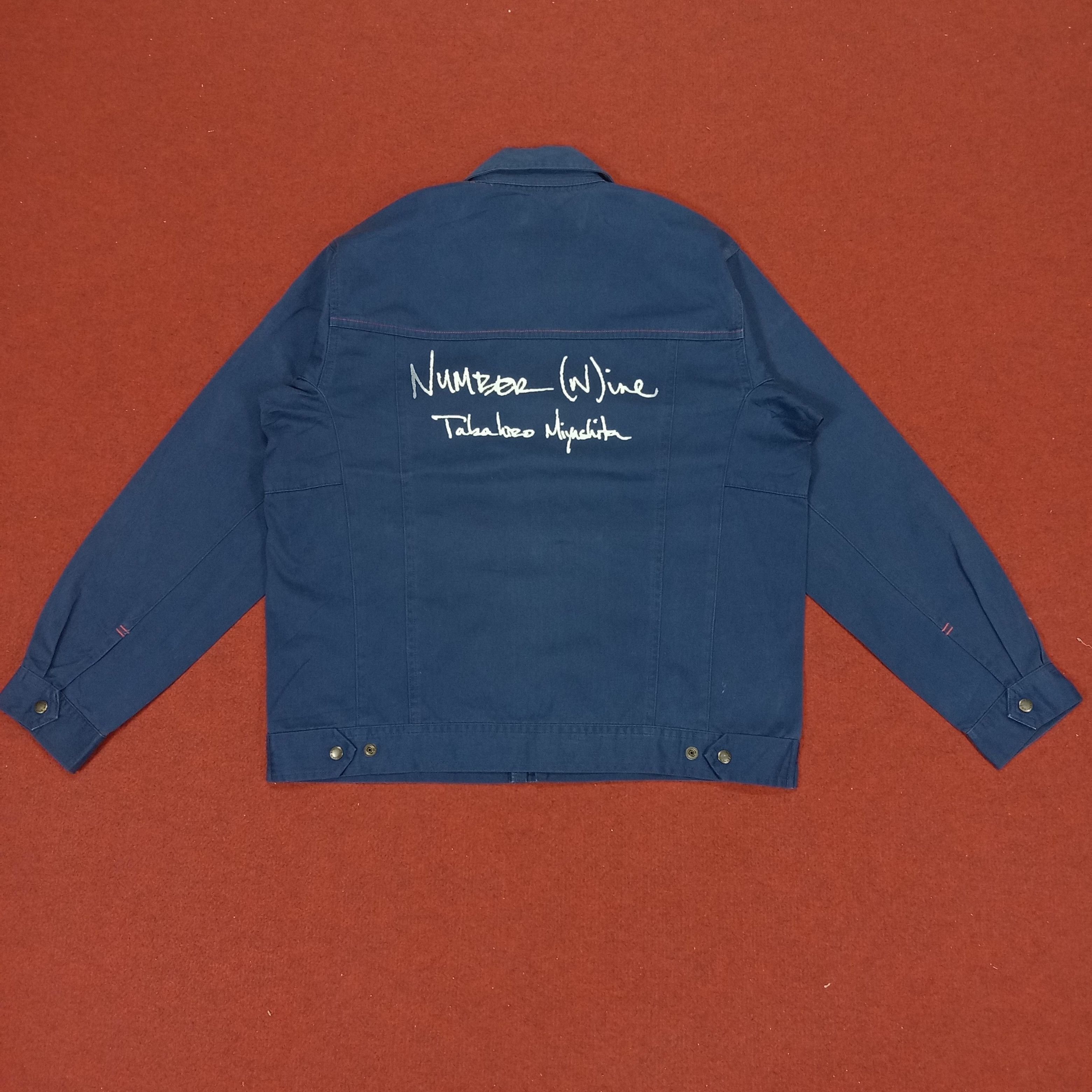 Custom Kansai X Custom Number Nine Japanese Brand Workers Jacket | Grailed
