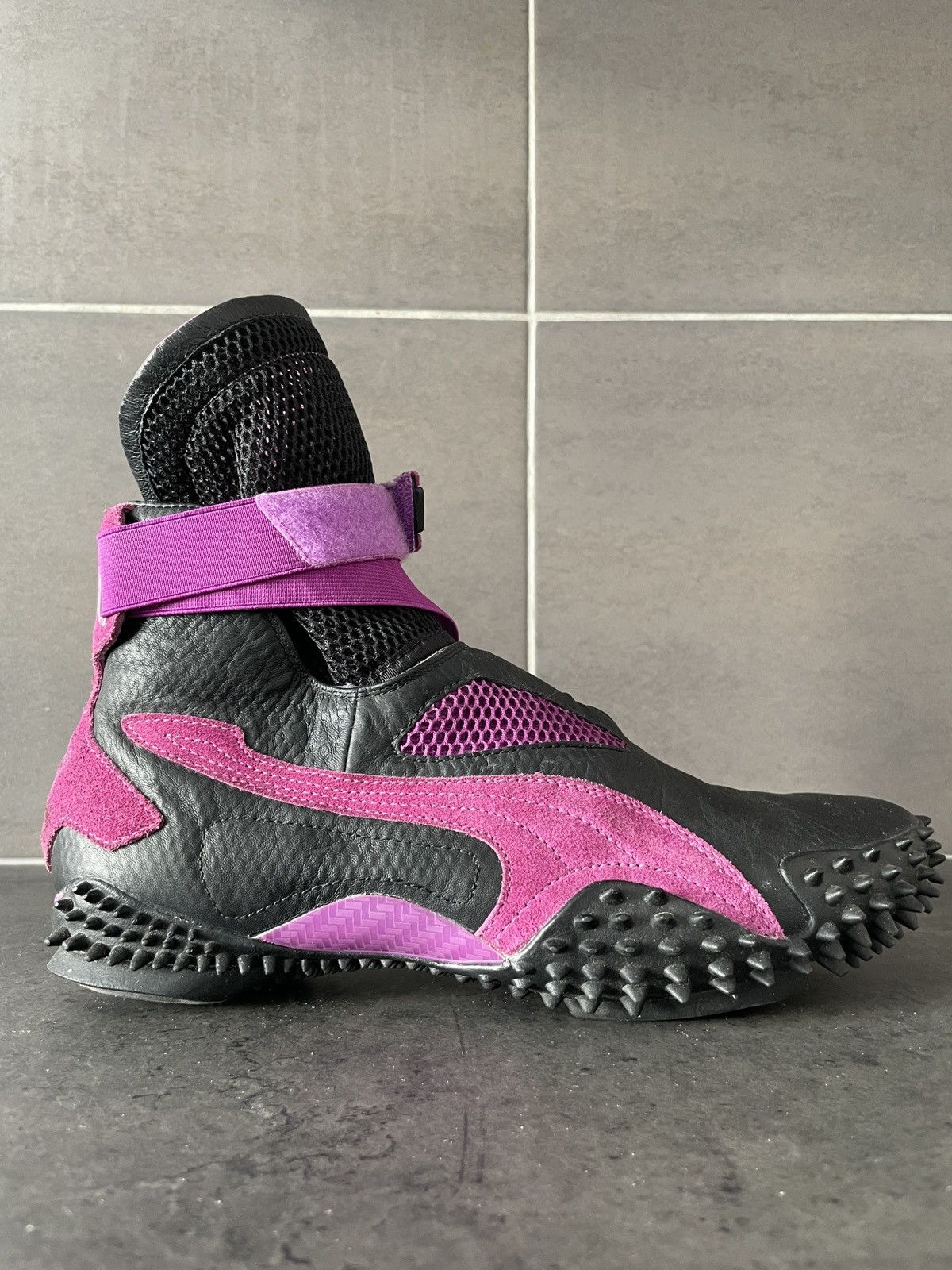 Vintage Archive iconic Puma Mostro Mid Black Purple | Grailed