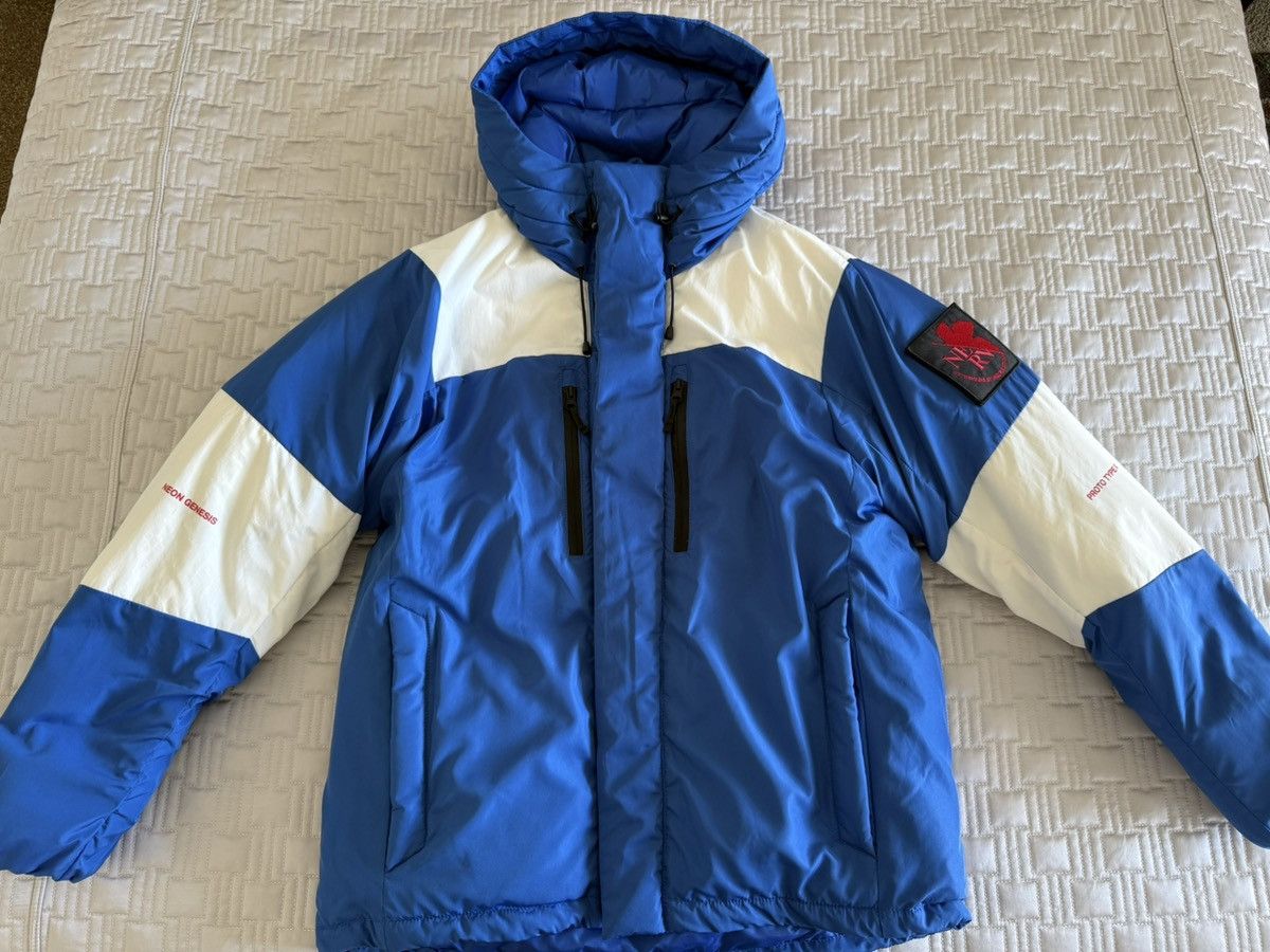 Japanese Brand Radio EVA Evangelion 2 Tone Down Jacket Blue Rei Ayanam | Grailed