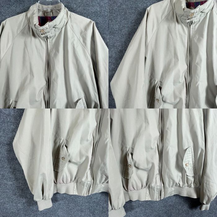 Vintage The Fox Collection by JC Penny Jacket Mens XL Beige Bomber Plaid Lined Pockets | Grailed