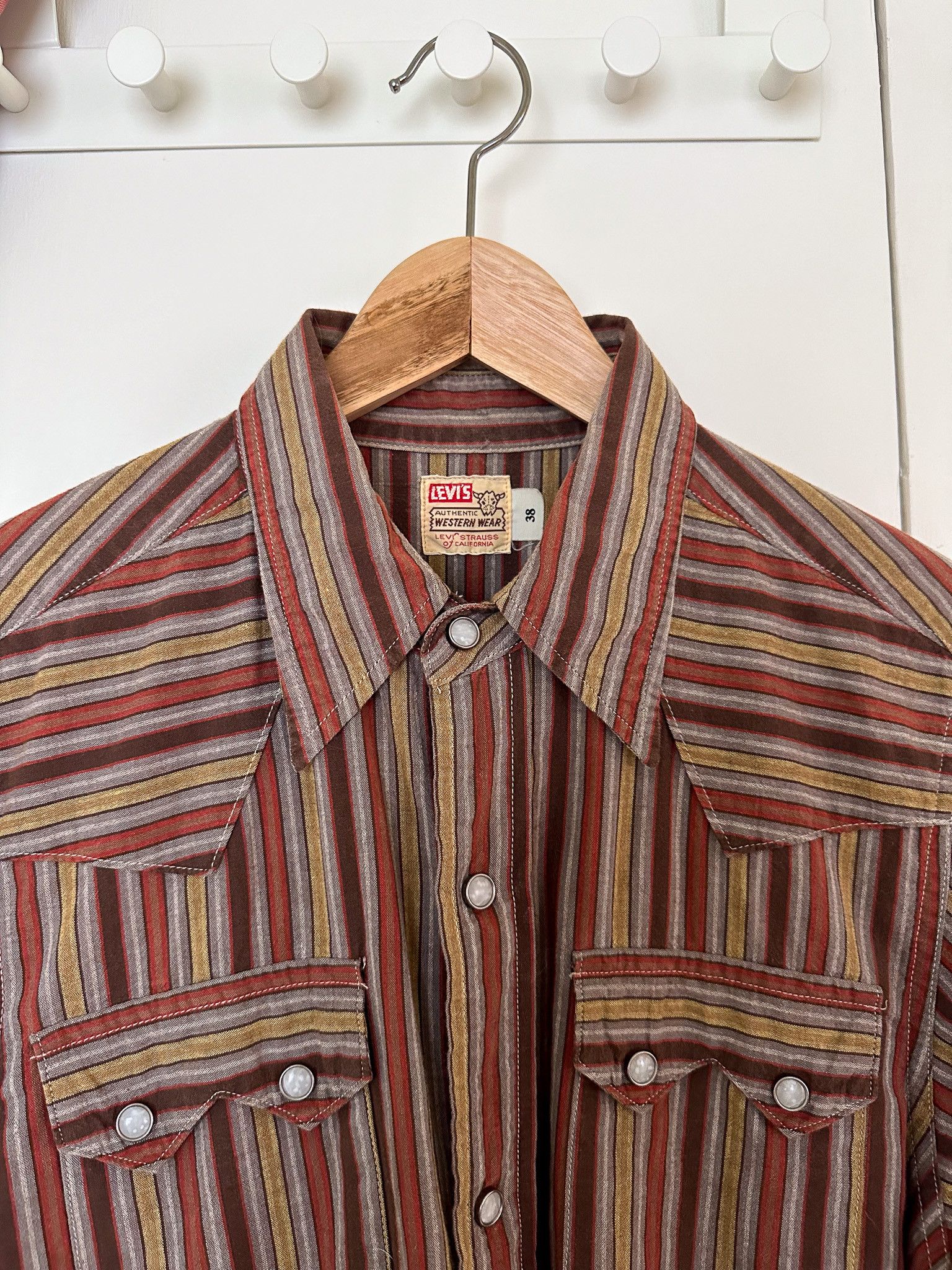 LVC LVC Striped Sawtooth Western Shirt | Grailed