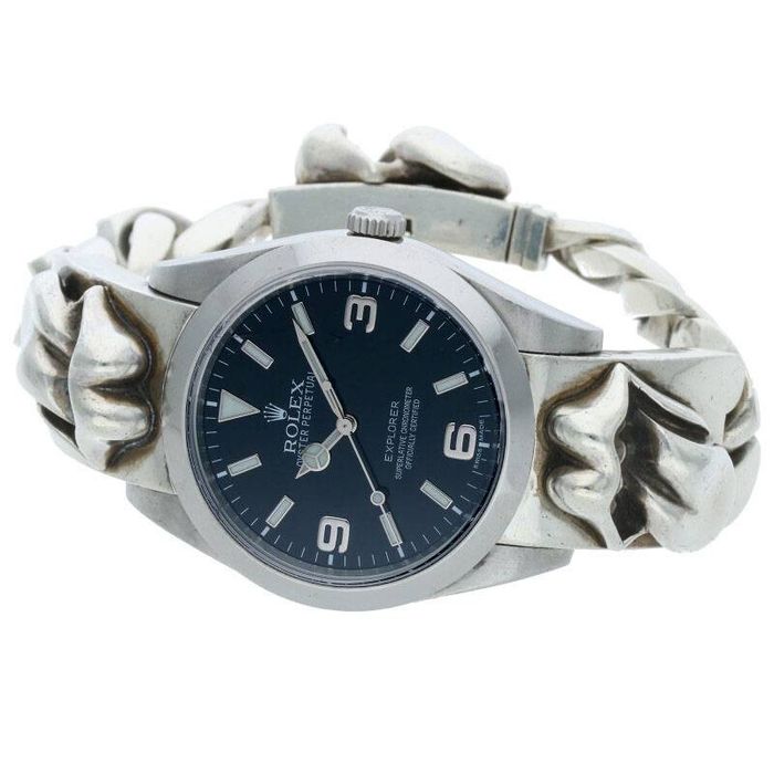 Rolex Chrome Hearts x Rolex Explorer I Wrist Watch | Grailed