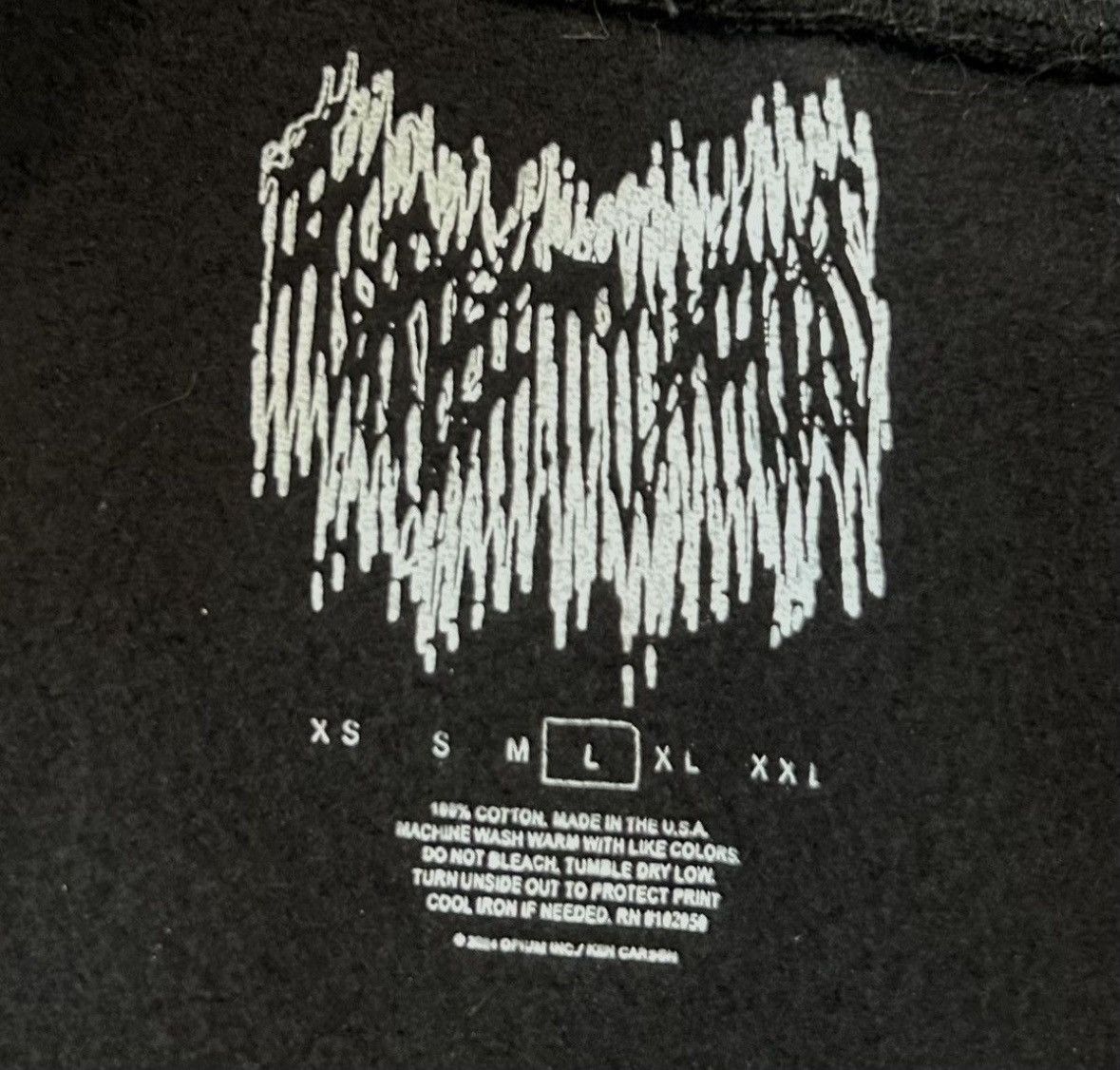 Ken Carson Ken Carson A Great Chaos Zip up hoodie tour merch Size Large ...