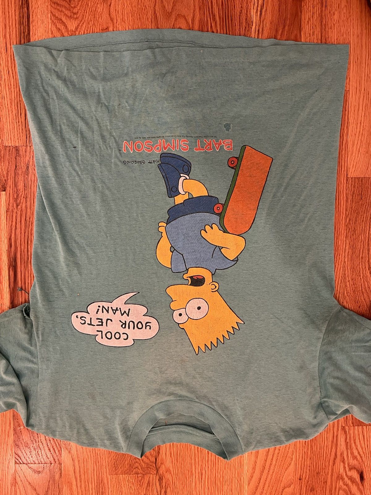 Vintage Vintage -Teal Bart Simpson tee | Grailed