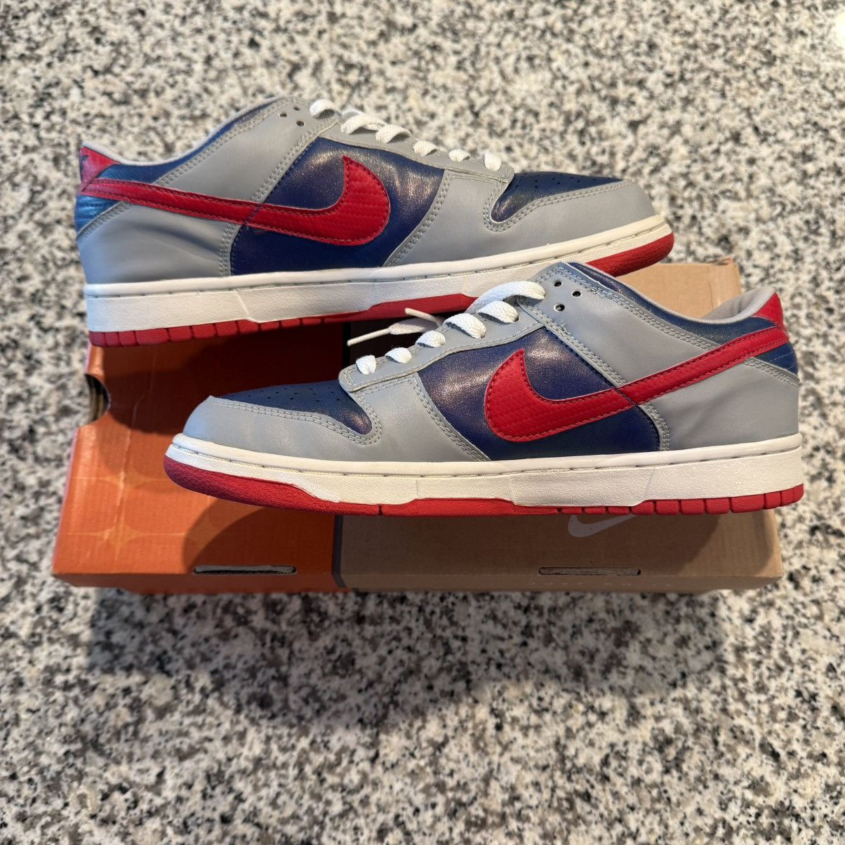 Nike Vintage 2001 Dunk Low Pro B Hyper Blue Samba | Grailed