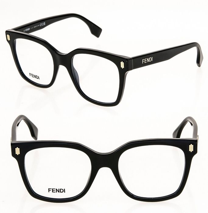 Fendi FENDI Authentic ROMA 50054 Black Eyeglasses Optical FE50054I ...