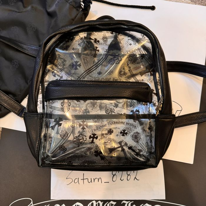 Chrome Hearts Chrome hearts back to school clear vinyl backpack | Grailed