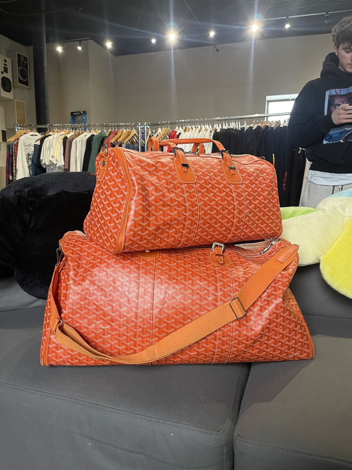 Goyard Goyard Orange Duffle XL | Grailed