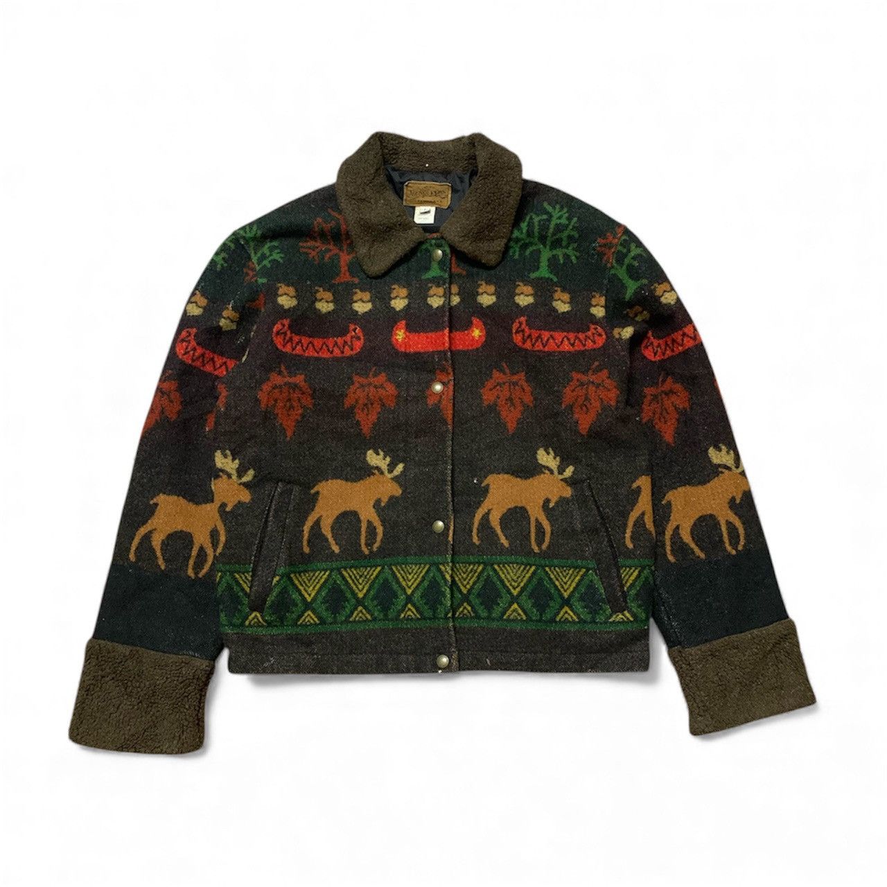 Pendleton Vintage Pendleton Wool Coat Moose Native | Grailed