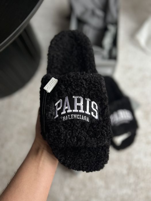 Balenciaga Balenciaga Fur Slides Grailed