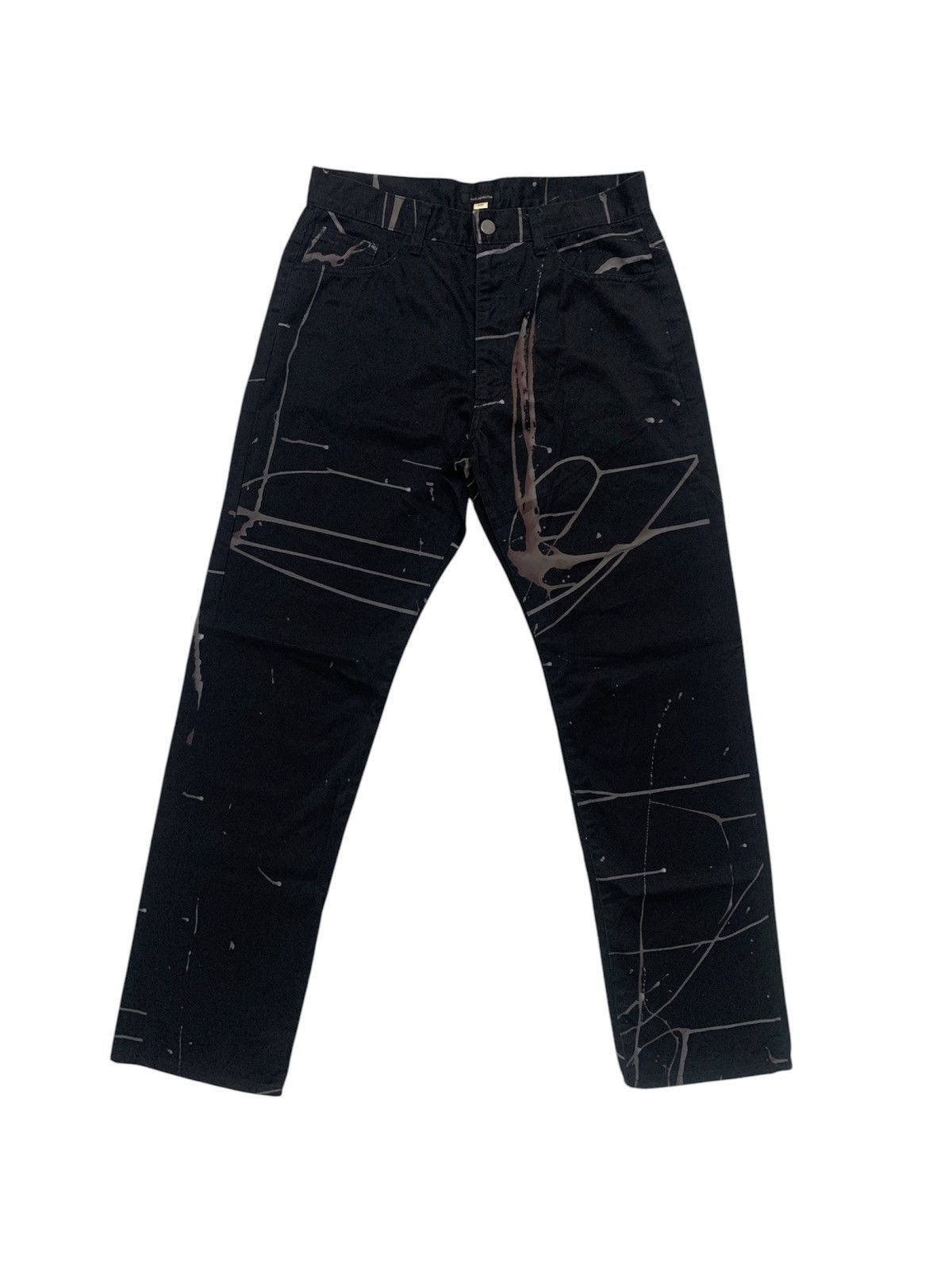 Japanese Brand Nice design Splatter paint mc.apache pant | Grailed