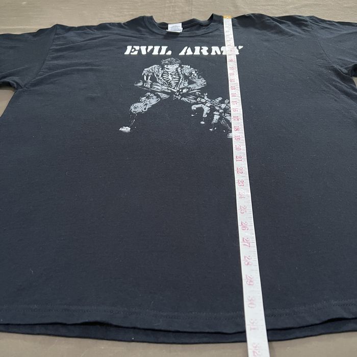 Vintage Vintage Y2K Evil Army Metal Band Thrash Hardcore Punk Gun | Grailed